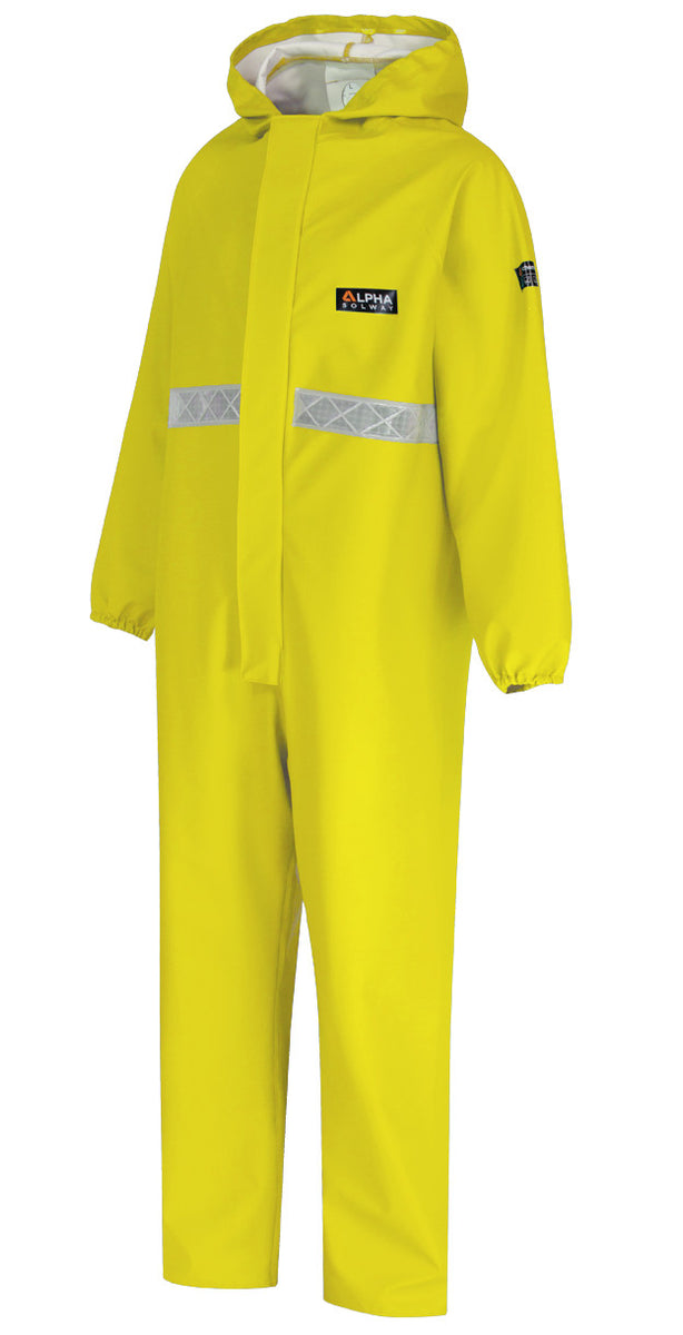 Alpha Solway CPBH-EW-R Chemsol Plus Chemical Coverall Hi Vis Flame Ret – North Sea Workwear