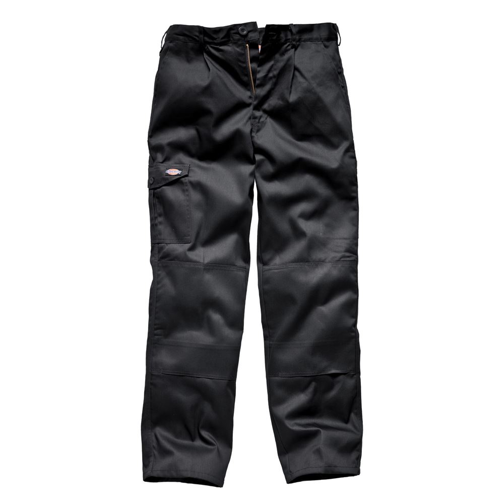 Dickies Redhawk WD884 Super Knee Pad Pocket 260gm Work Trousers Black ...