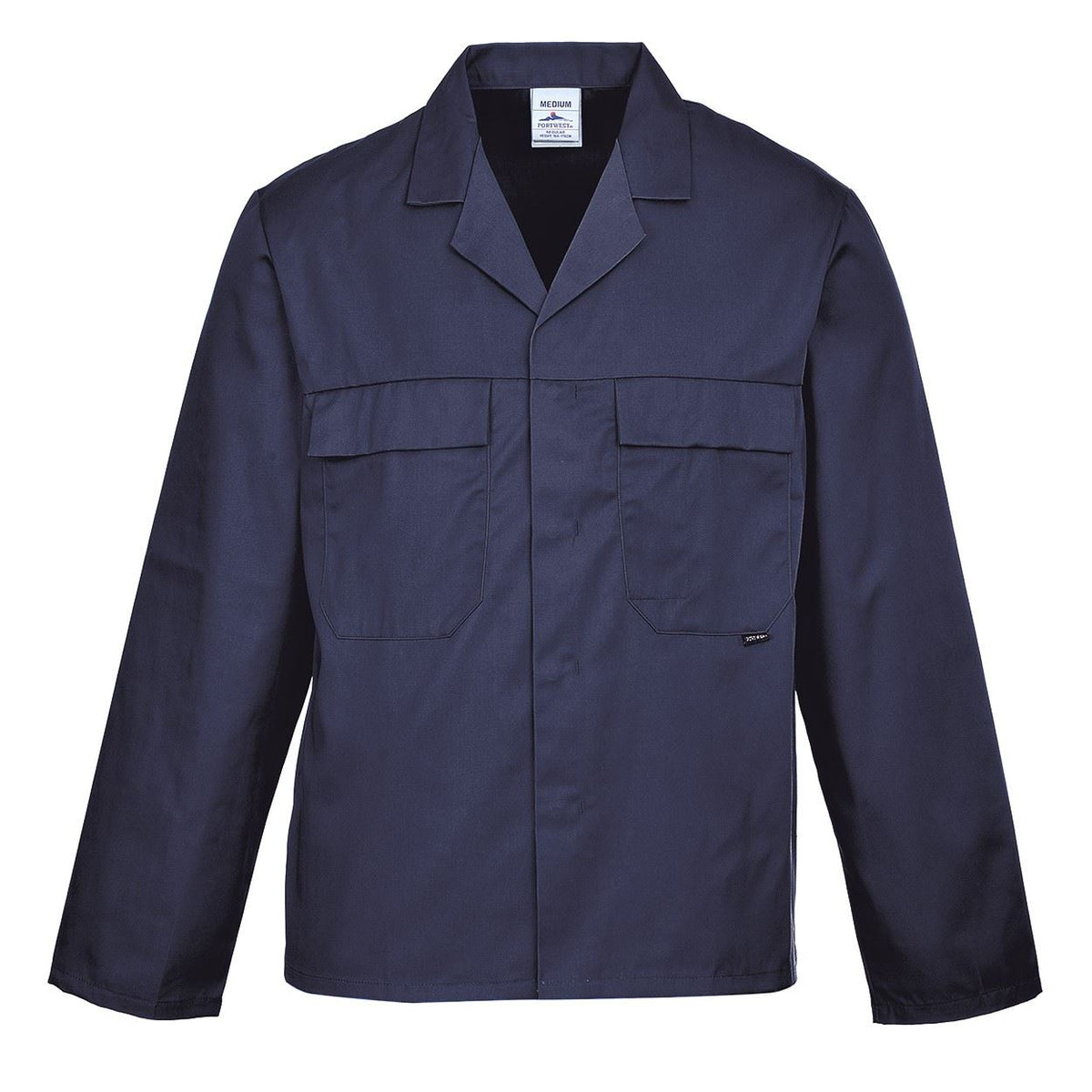 Portwest 2 Pockets Drivers Jacket C854 Polycotton Navy – North Sea Workwear