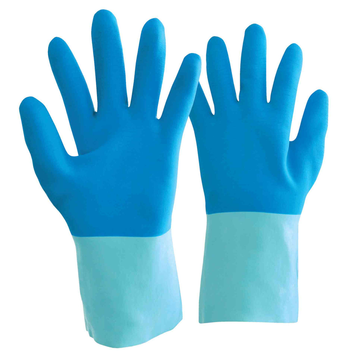 Polyco 850 Taskmaster Natural Latex Chemical Resistant Work Gauntlets ...