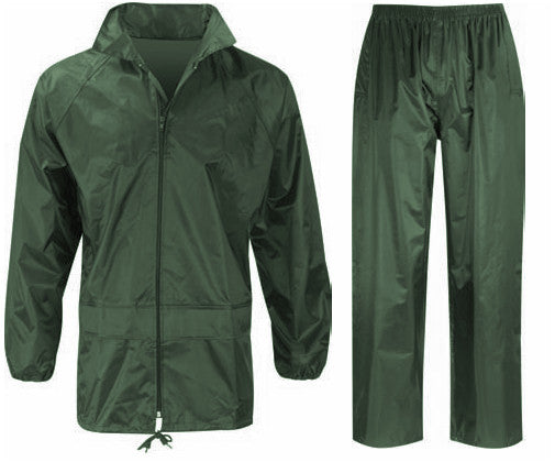 SuperTouch 18331 Two Pieces Rain Suit Polyester PVC Coated Waterproof ...