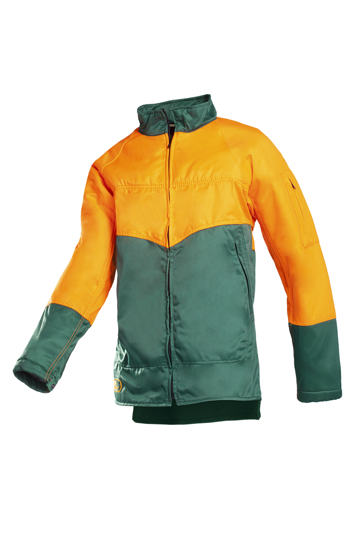 SIP Chainsaw Protection Jacket 1SI5 Green & Orange – North Sea Workwear