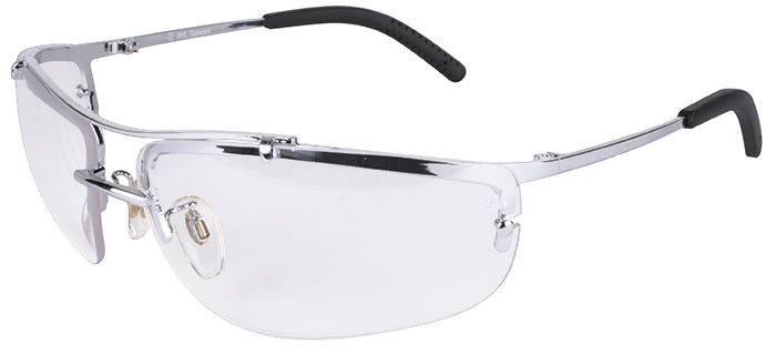 3m Metaliks Safety Glasses Metal Frame Clear Anti Fog Lens North Sea Workwear