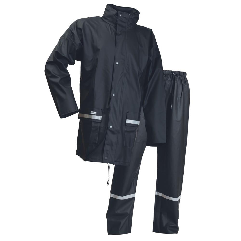 Lyngsoe 2-Piece Jacket and Trousers Navy Rainsuit LR1389 – North Sea ...