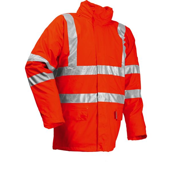 Wenaas FR Hi Vis Flame Resistant Waterproof Lined Rain Jacket 360017-2 ...