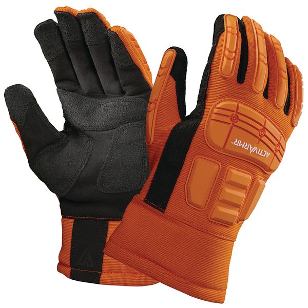 Ansell ActivArmr 97-210 Offshore Work Gloves Impact Protection Waterpr ...