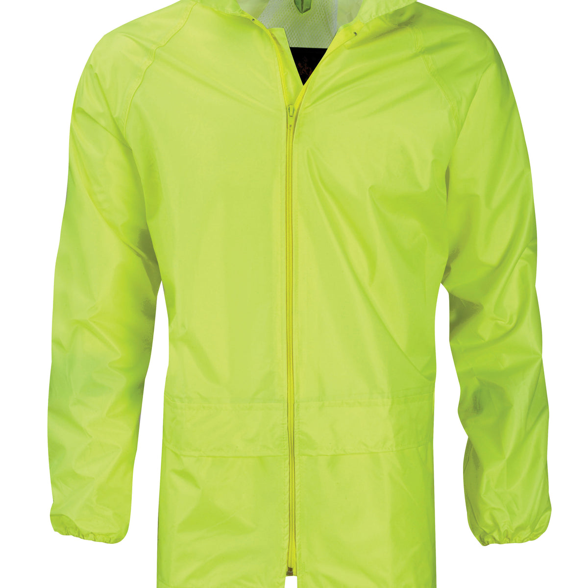 Orbit Pacific Hi Vis Waterproof Polyester PVC Coating Rain Jacket ...
