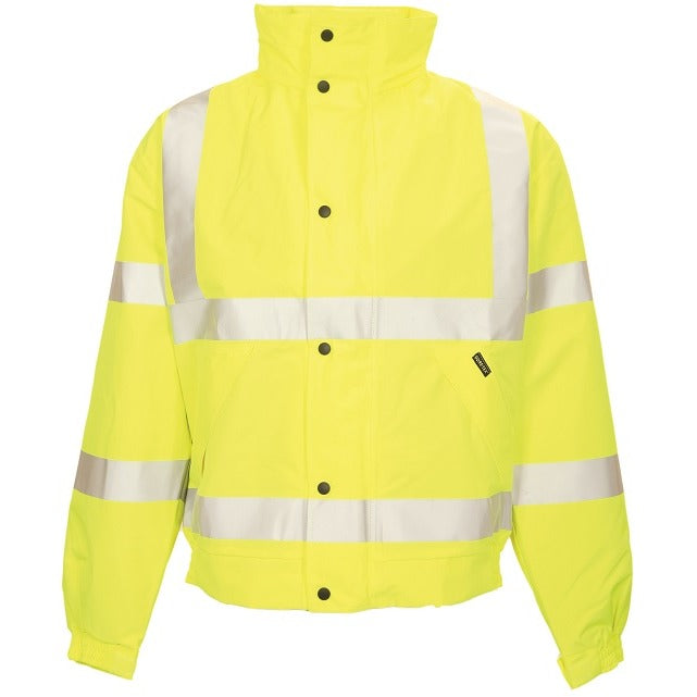 Bell Apparel A096 Men Hi Vis Rain Bomber Jacket Gore-Tex Yellow – North ...