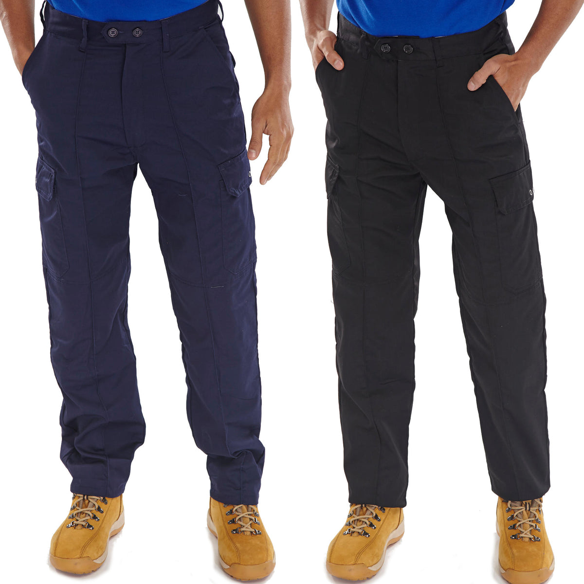 Super Click Drivers PCTHW Cargo Trousers With Knee Pad Pockets 235Gsm ...