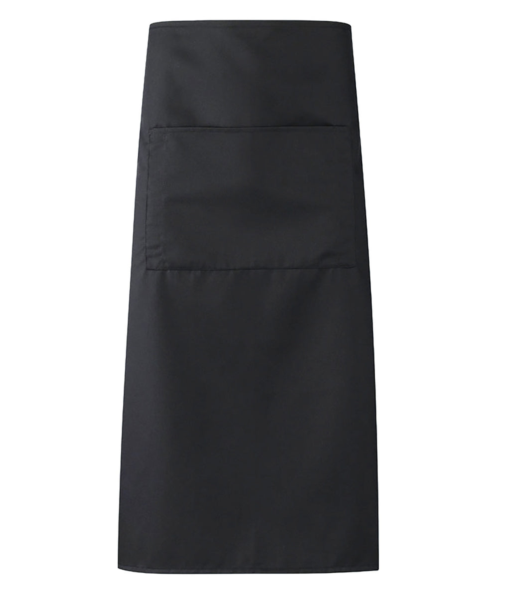Orbit International CCAP4 Polycotton Black Unisex Long Apron – North ...