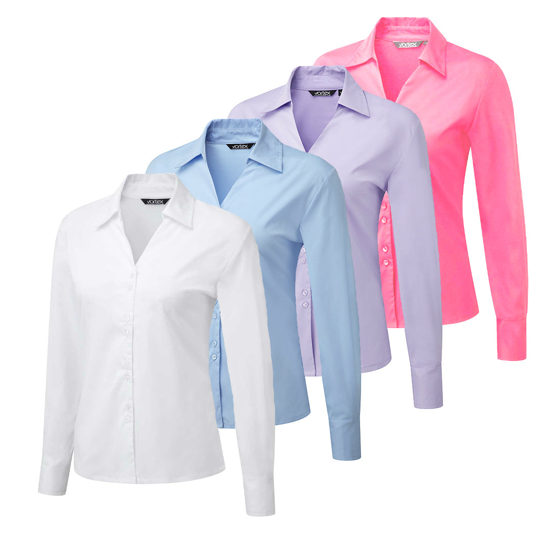 Vortex Freya Long Sleeve Ladies Shirt – North Sea Workwear