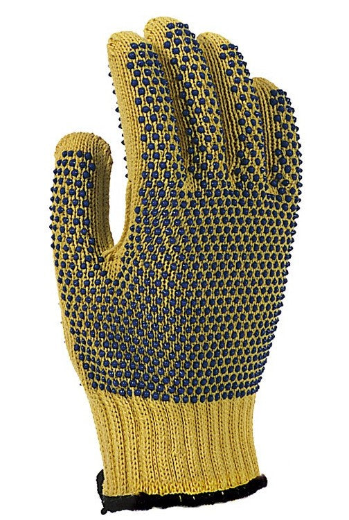 Ansell 70-335 Neptune Safety Gloves Kevlar Cut 4 Resistant PVC Dots Ex ...